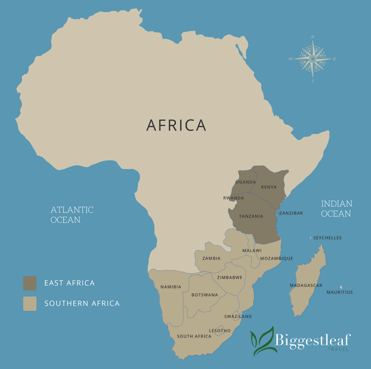 Differences Between East Africa and Southern Africa | Biggestleaf Travel